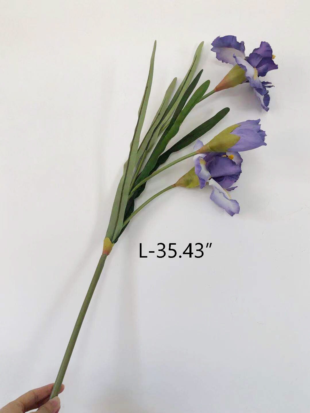 Fake Iris Long Stem With Bud Artificial Flowers and Foliage - Etsy