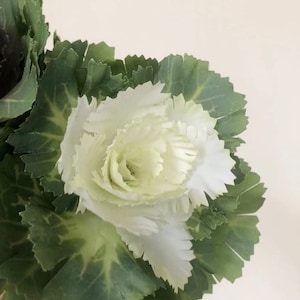 Artificial Kale Flower Stem, Realistic Vegetable Craft, Home Floral ...