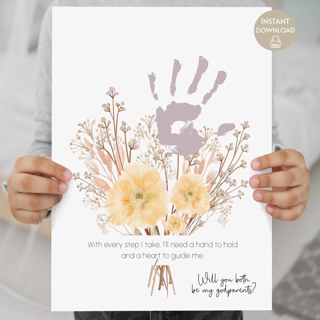 Godparent Proposal DIY Gift, Will You Be My Godparents Gift, Asking ...