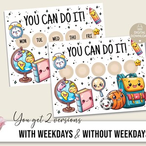 Reward Chart School, Kids Chart Routine, Reward Chart Printable ...