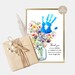 Gifts From Students to Teachers, Flower Handprint Art Gift, Teacher ...