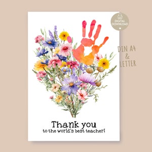 Teacher Appreciation Gift Idea, End of Year Teacher Gift, Thank You ...