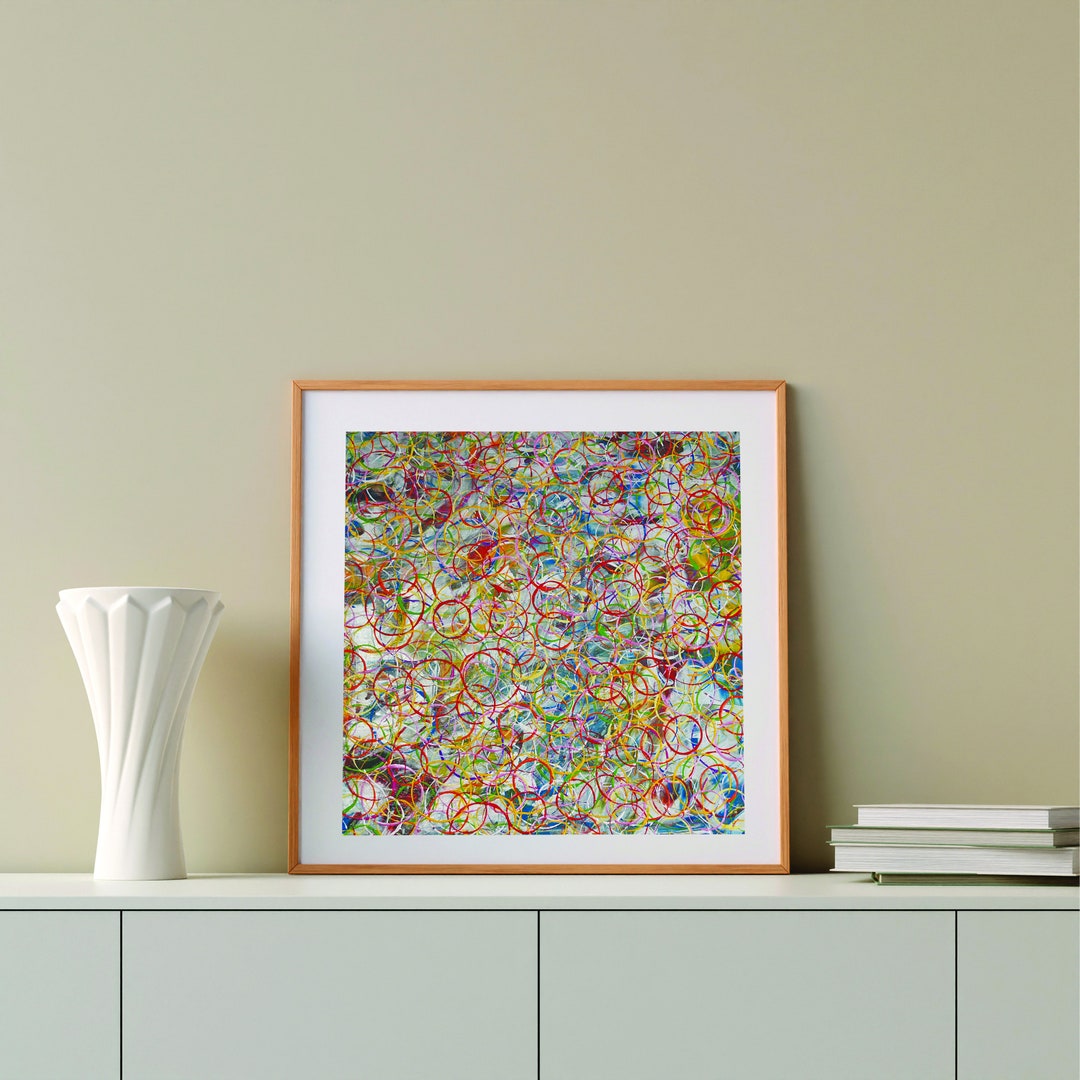 Abstract Art Procrastinating Circles - Etsy