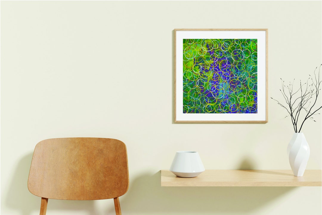 Abstract Art Procrastinating Circles - Etsy