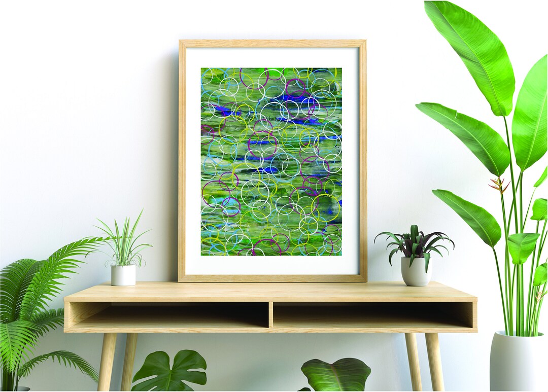 Abstract Art Procrastinating Circles - Etsy