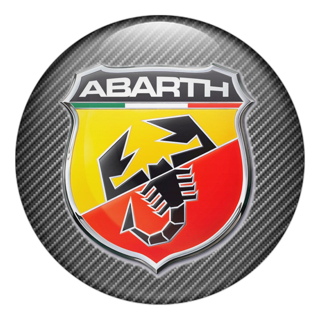 Fiat Abarth Logo Domed Sticker All Sizes Silicon Emblems for - Etsy