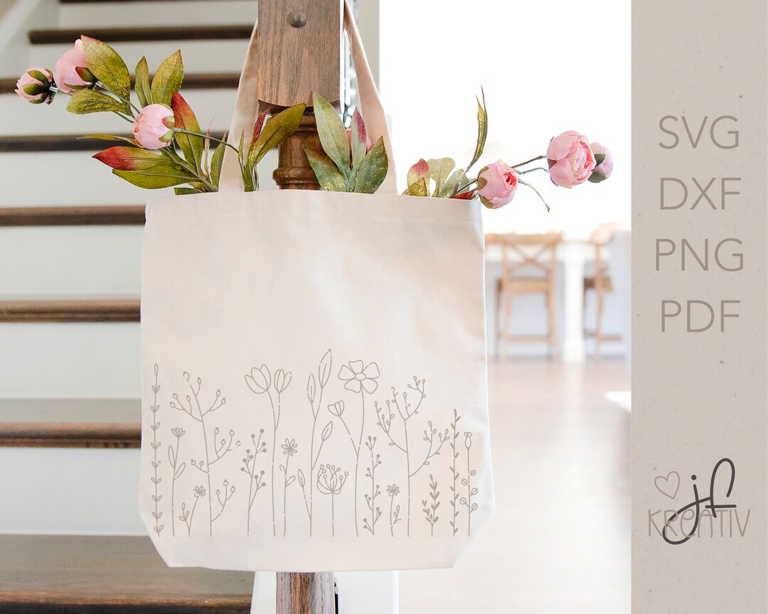 Plotterdatei Wildblumen / Blumen / Blumenwiese ideal für den - Etsy.de