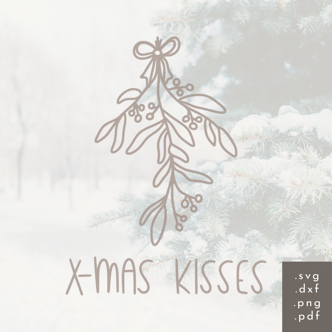 Mistelzweig digitale Plotterdatei .svg, .dxf,.png,.pdf - Etsy.de