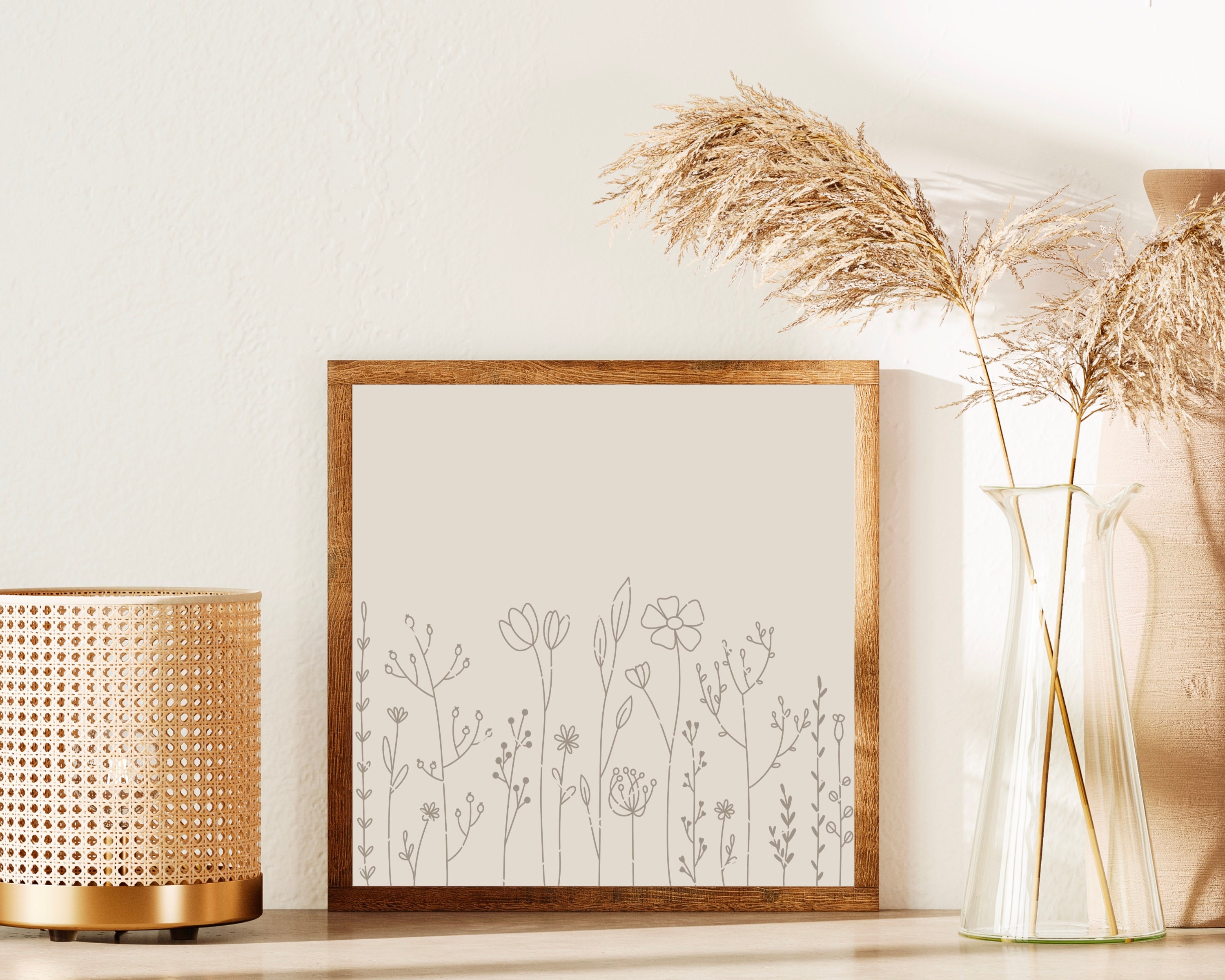 Plotterdatei Wildblumen / Blumen / Blumenwiese ideal für den Frühling und Sommer (.svg, .dxf ...