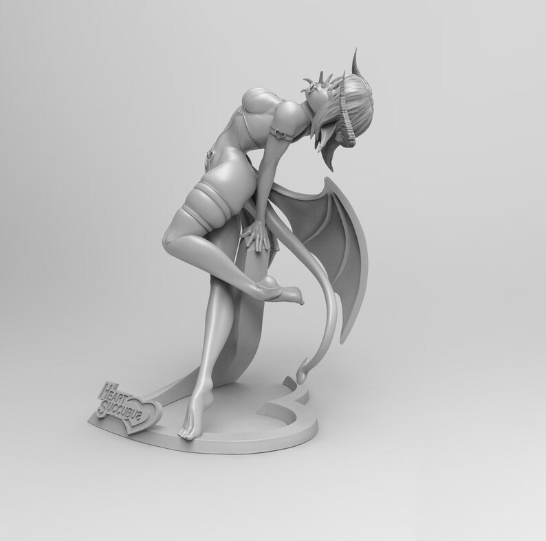 A118 Female Character Design Sexy Demon Succubus Stl 3d Etsy Uk