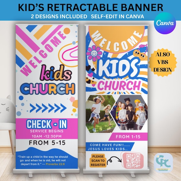 Church Pop up Banner - Etsy