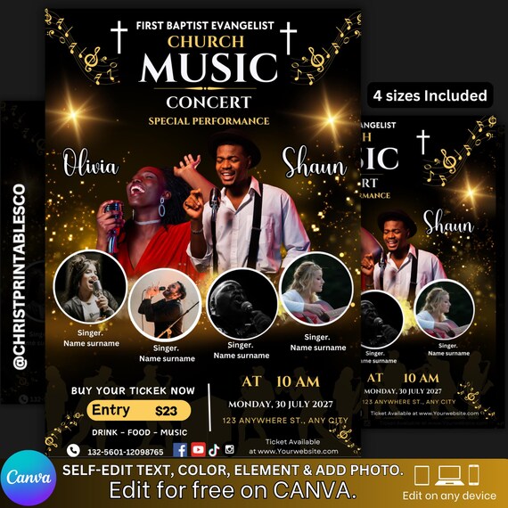 Choir Musical Flyer Samples