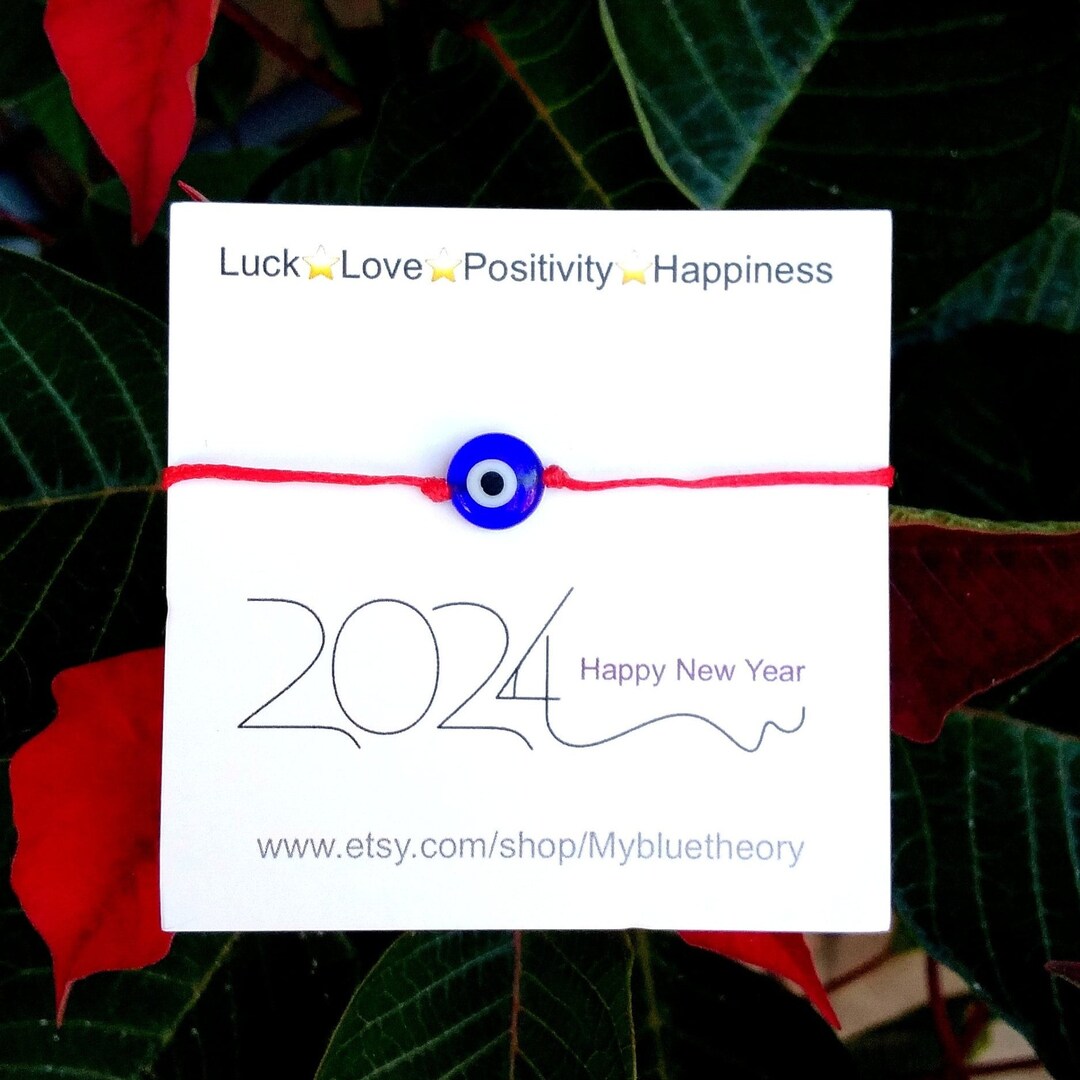 Evil Eye Bracelet Red String Evil Eye Jewelry Happy New Year - Etsy