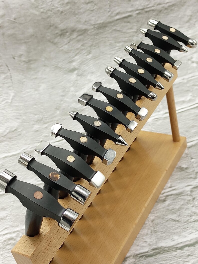 13 Forming Texturing Hammers Set Designer Hammer 13 Different Shapes ...