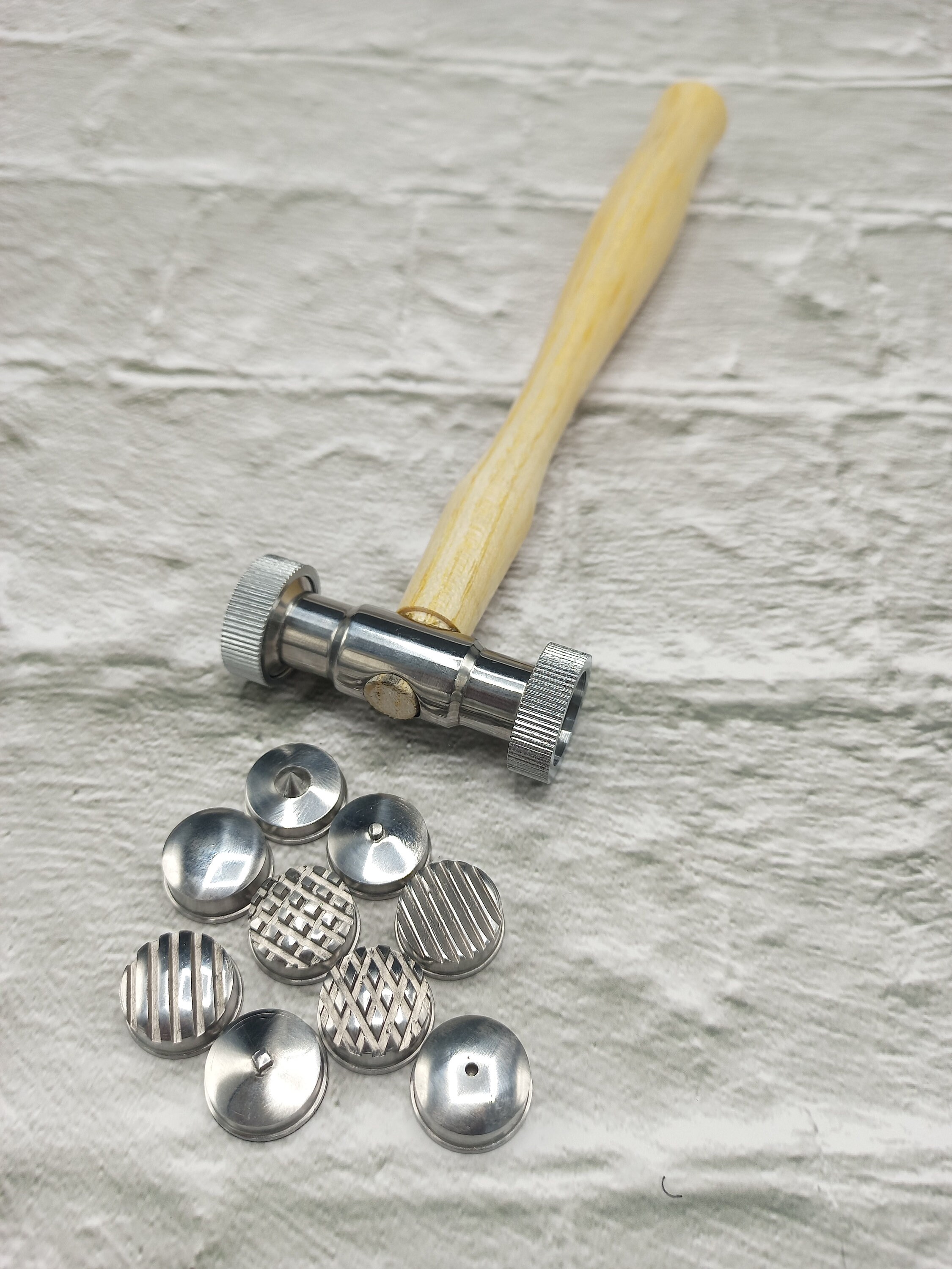 Texture Hammer With 9 Replaces Faces / Tips 9 Different Textures - Etsy