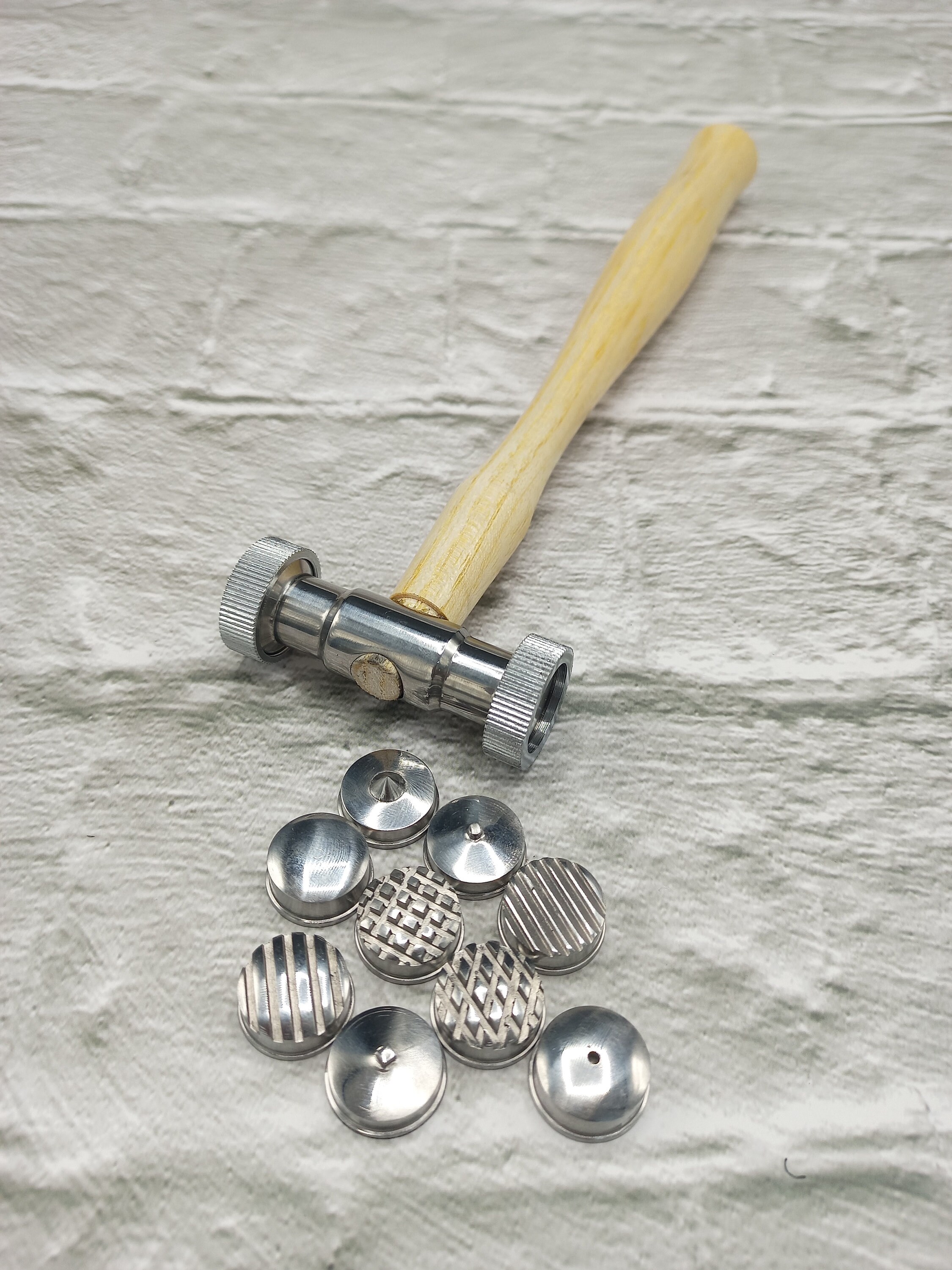 Texture Hammer With 9 Replaces Faces / Tips 9 Different Textures - Etsy