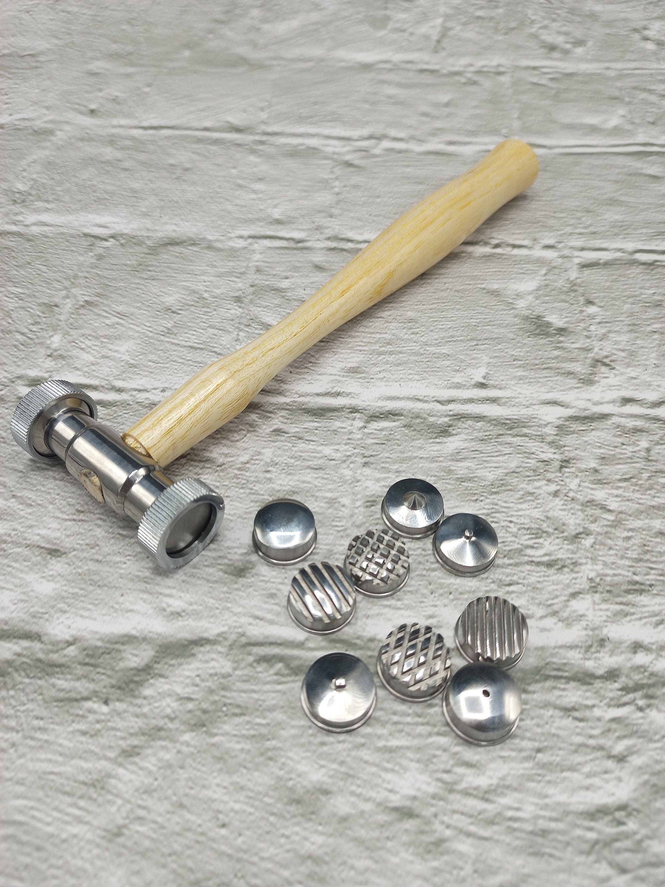 Texture Hammer With 9 Replaces Faces / Tips 9 Different Textures - Etsy