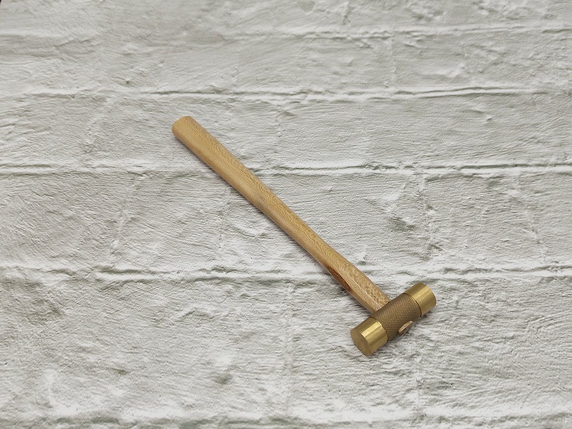 Brass Hammer Mini Metal Stamping Hammer Light Weight Hammer for ...
