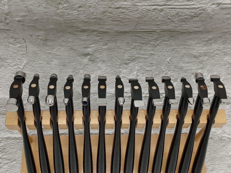 13 Forming Texturing Hammers Set Designer Hammer 13 Different Shapes ...