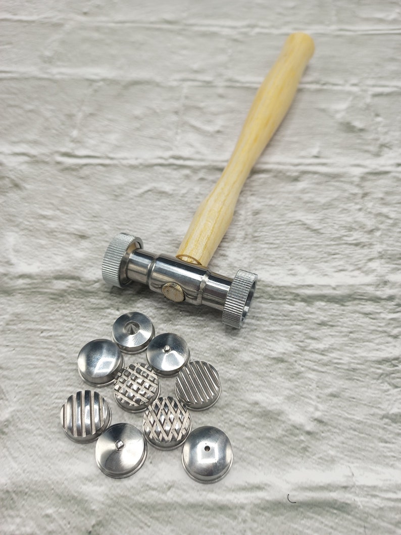Texture Hammer With 9 Replaces Faces / Tips 9 Different Textures - Etsy