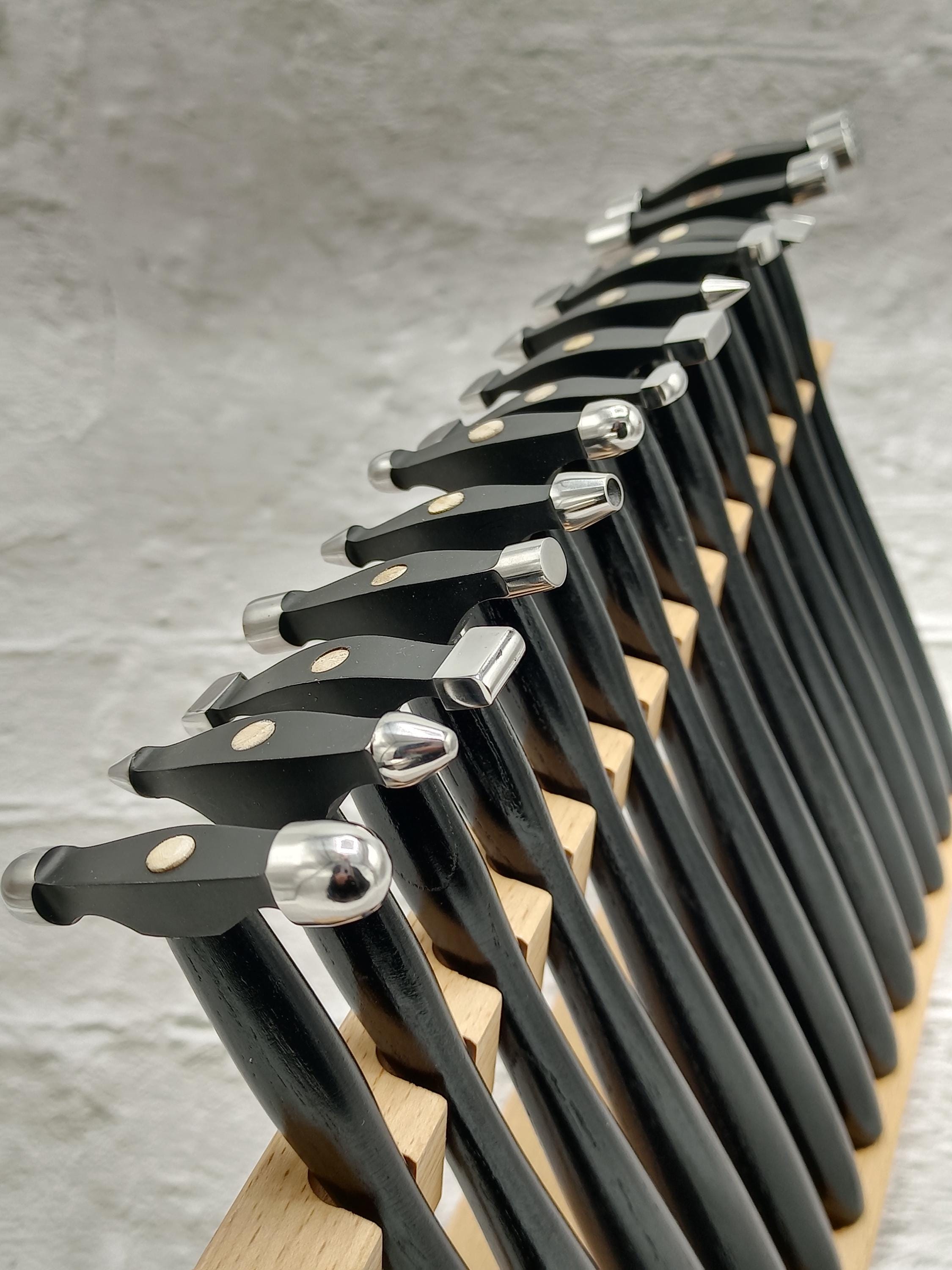 13 Forming Texturing Hammers Set Designer Hammer 13 Different Shapes ...