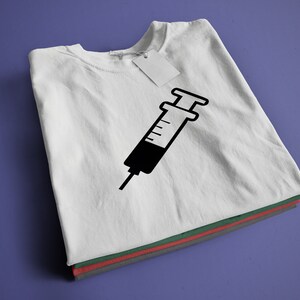 Syringe SVG Medicine SVG Injection SVG Medical Graphics Logo Sign ...