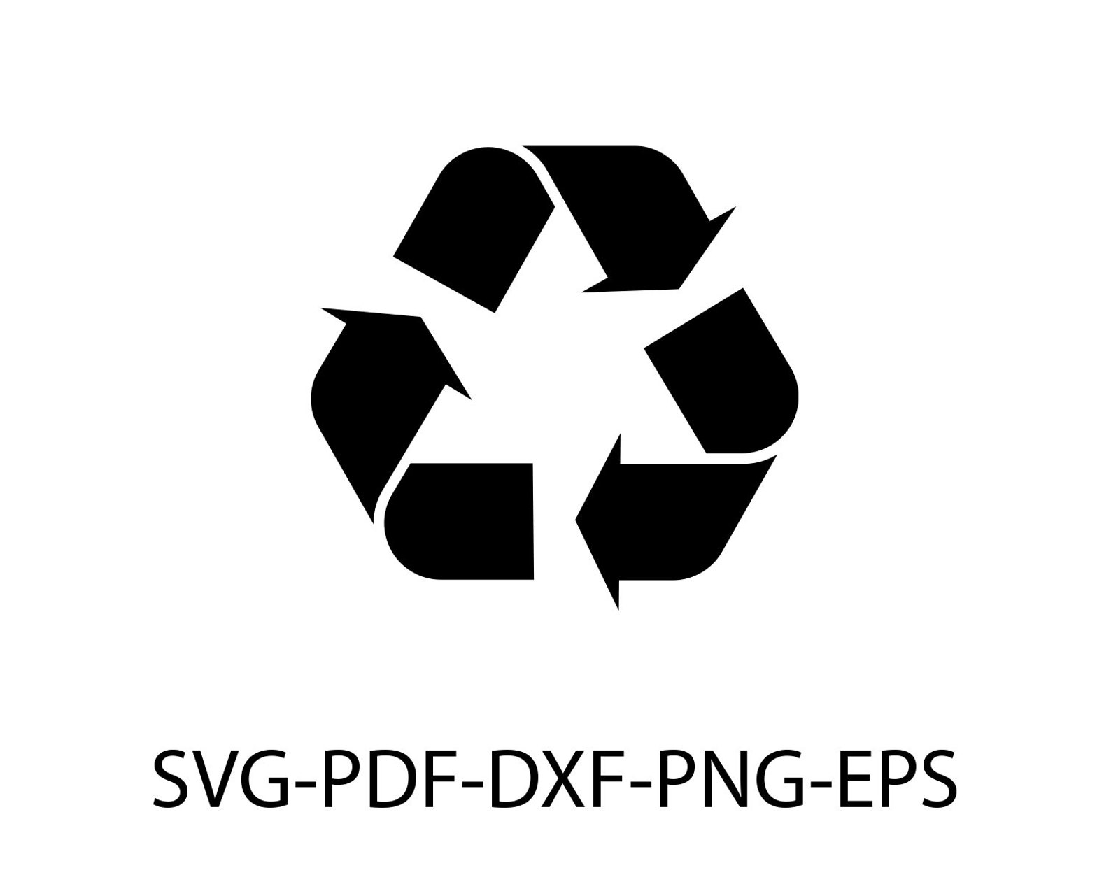 Recycling Symbol SVG Files Recycle Logo Cut Files Recyclable Logo ...