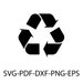 Recycling Symbol SVG Files Recycle Logo Cut Files Recyclable Logo ...