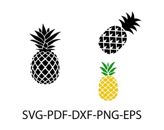 Pineapple Monogram SVG, Pineapple, Monogram Frames SVG, Summer Svg, Svg ...
