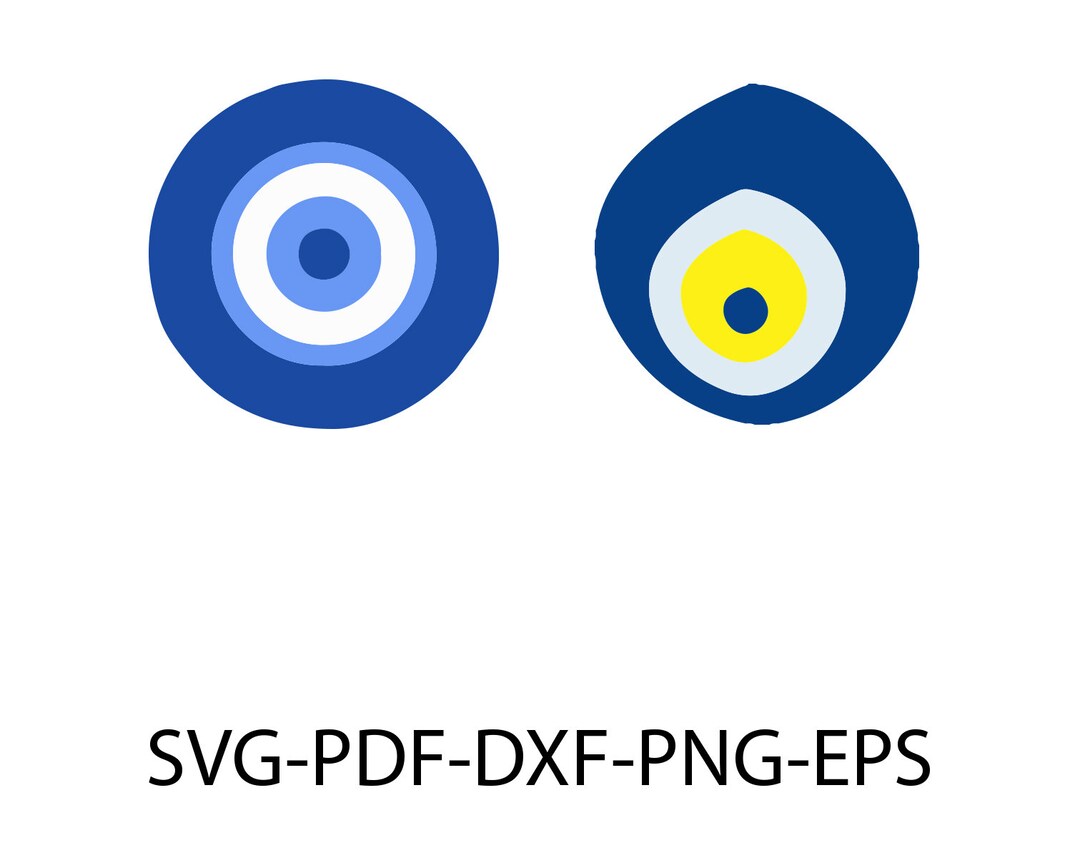 Evil Eye Svg Bundle Png Dxf Evil Eye Svg Cut Files Turkish Eye Svg Evil Eye Protection Svg