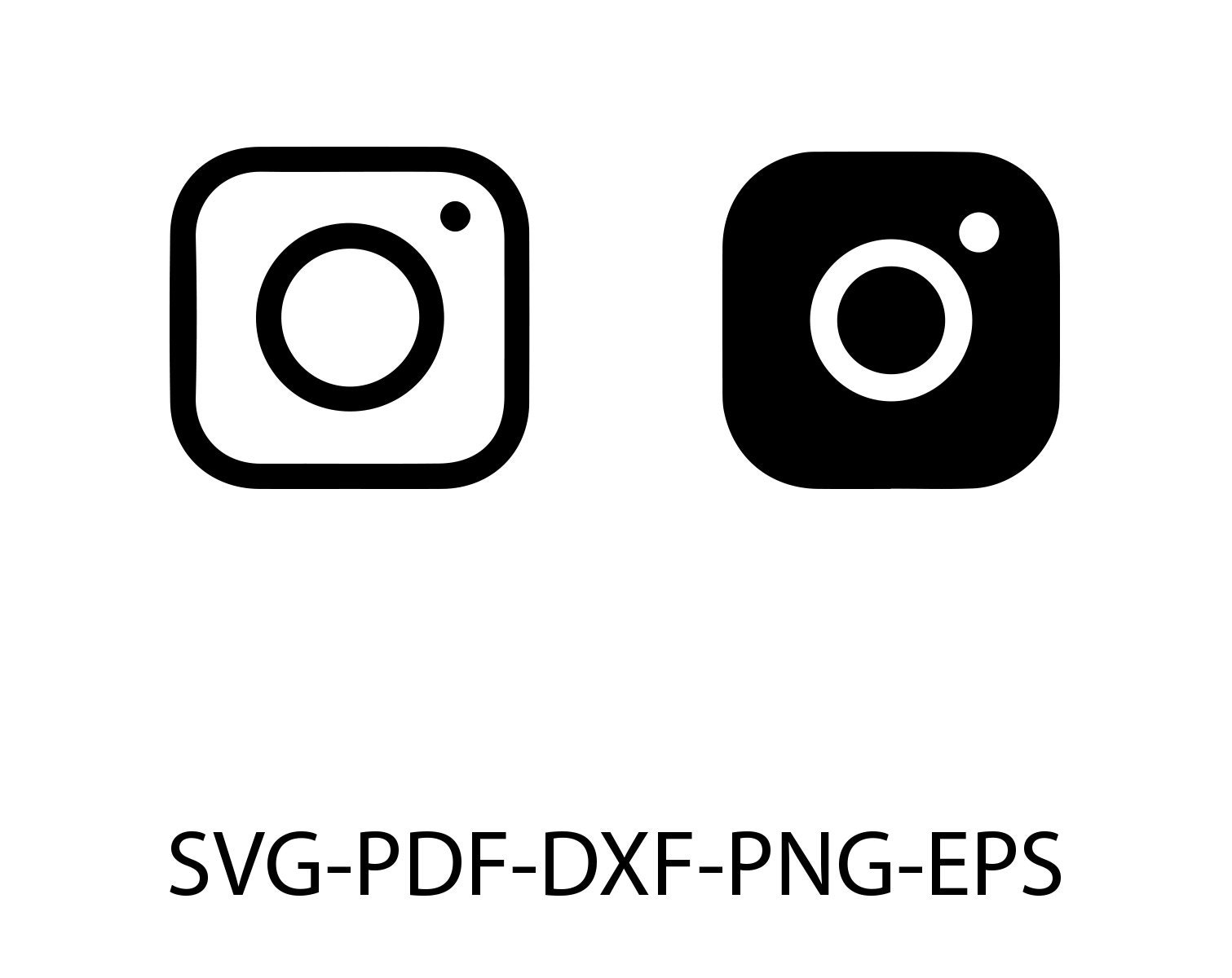 Instagram Svg Social Media File Svg Cricut Engraving Screen Print ...