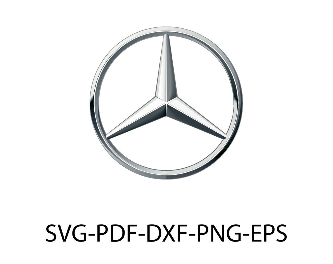 Mercedes Benz Logo / Instant Download / Print Cut Template / High ...