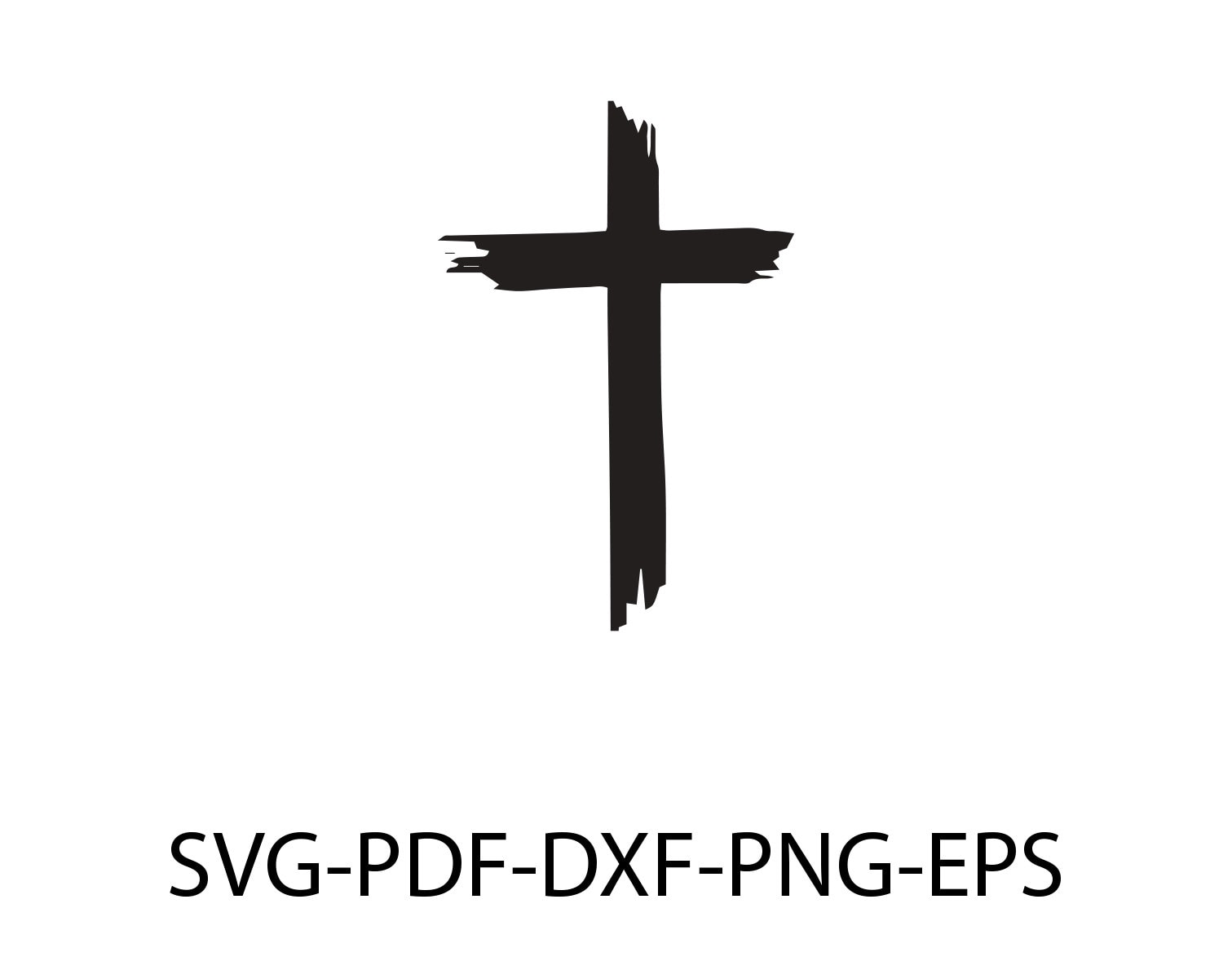 Solid Rustic Weathered Cross SVG, Rustic Cross DIY Vector - Etsy Canada