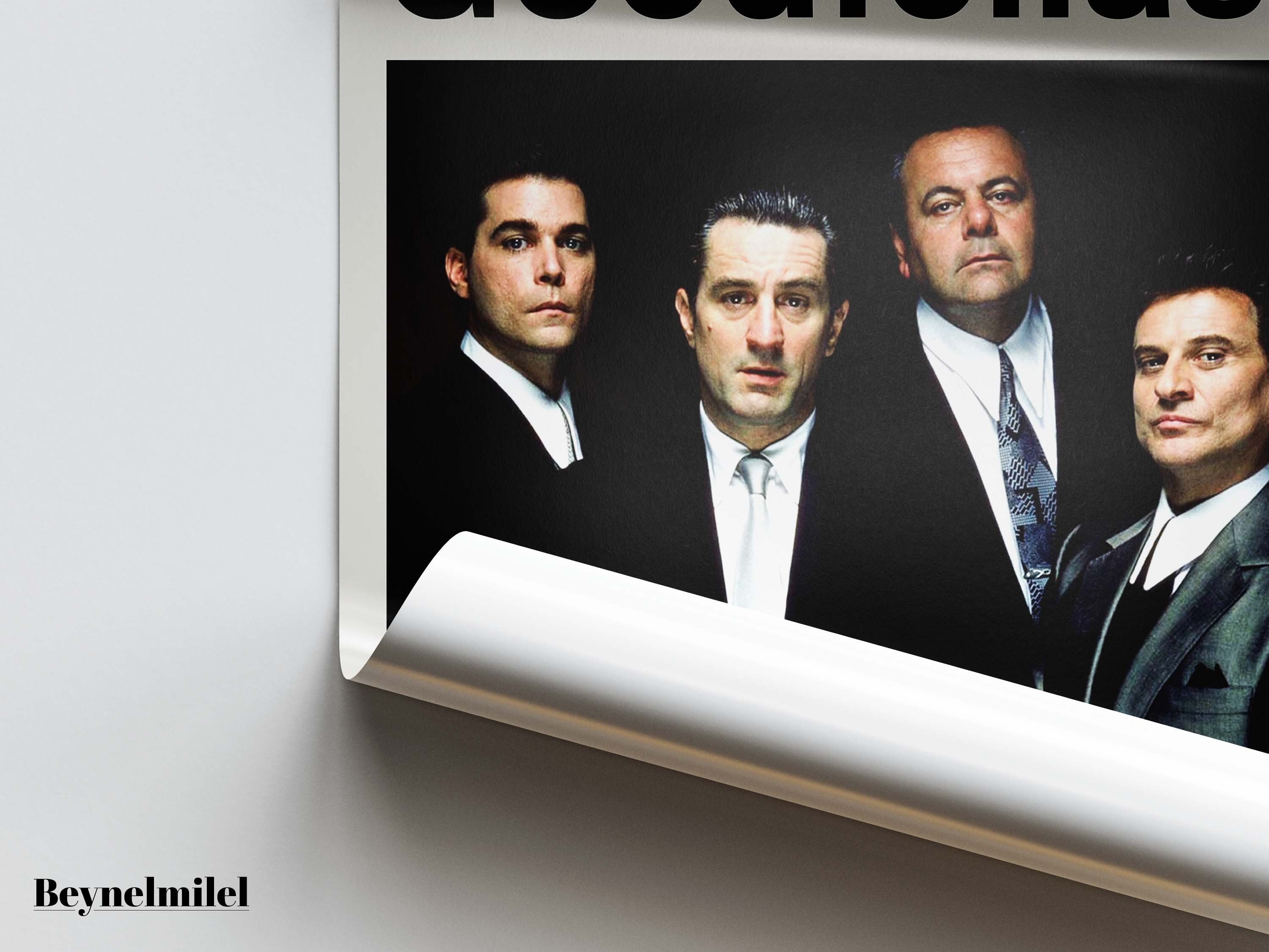 Goodfellas Movie Posters - Cartoon Cinema Print Poster - Minimalist ...