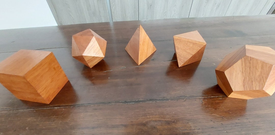 5 Elements Complete Set Platonic Solids 8/10 Cm - Etsy