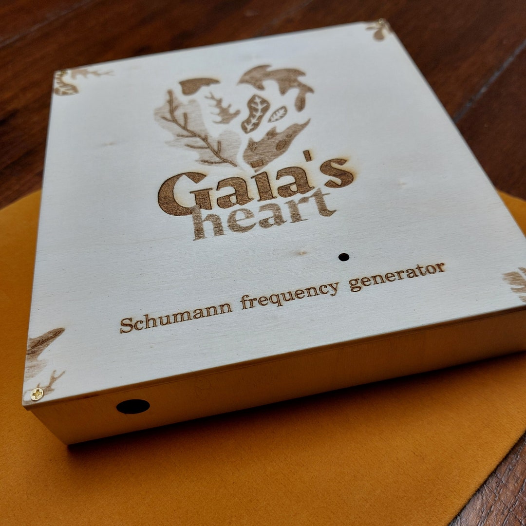 Gaia's Heart Schumann Frequency Generator Handmade From Wood - Etsy UK