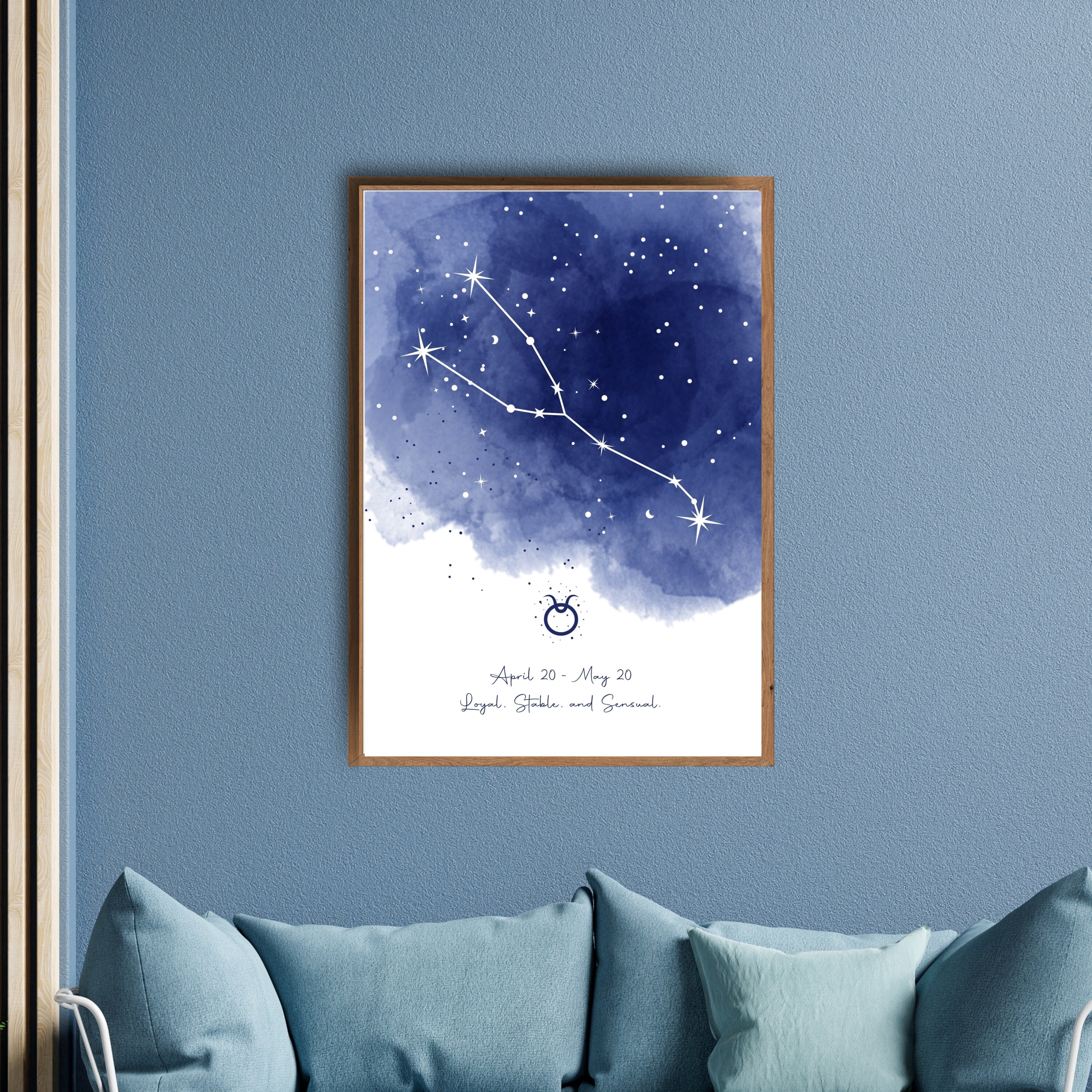 Taurus Constellation, Astrology Printable, Printable Wall Art, Taurus ...