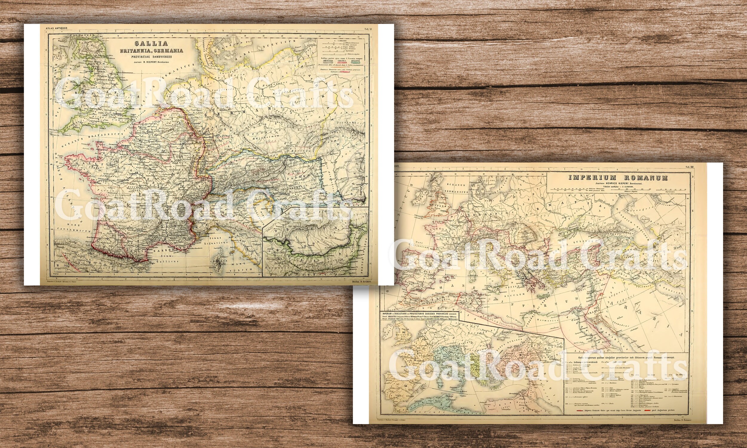 Antique Maps - Printable Papers for Junk Journals, Digital Download ...