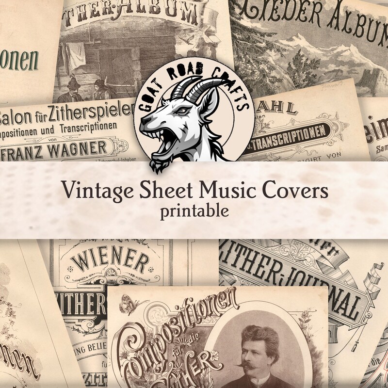 Sheet Music Cover - Etsy