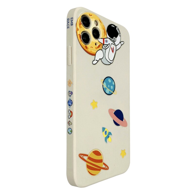 Cute Cartoon Iphone Case With Astronaut on Moon for Iphone 14 - Etsy