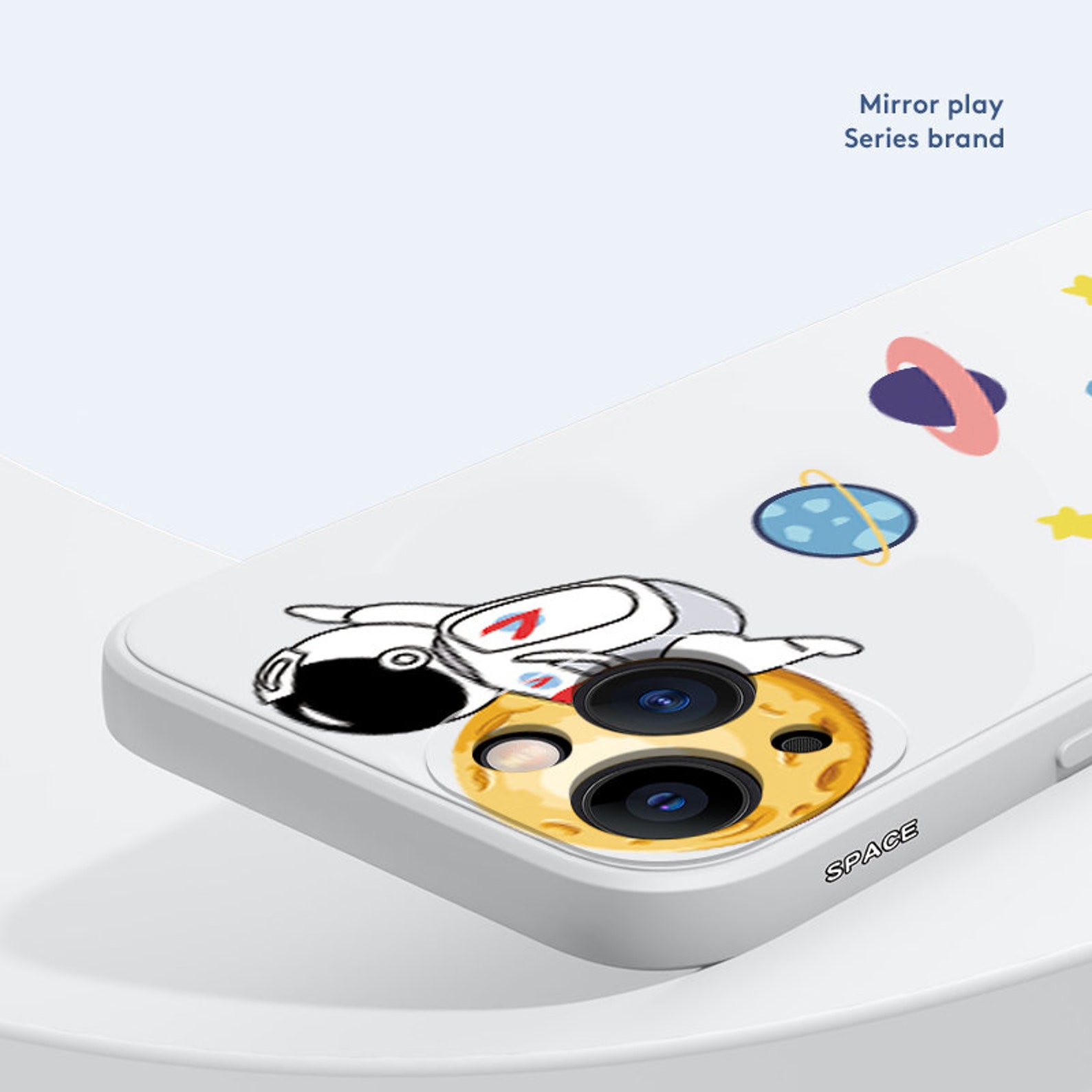 Cute Cartoon Iphone Case With Astronaut on Moon for Iphone 14 - Etsy
