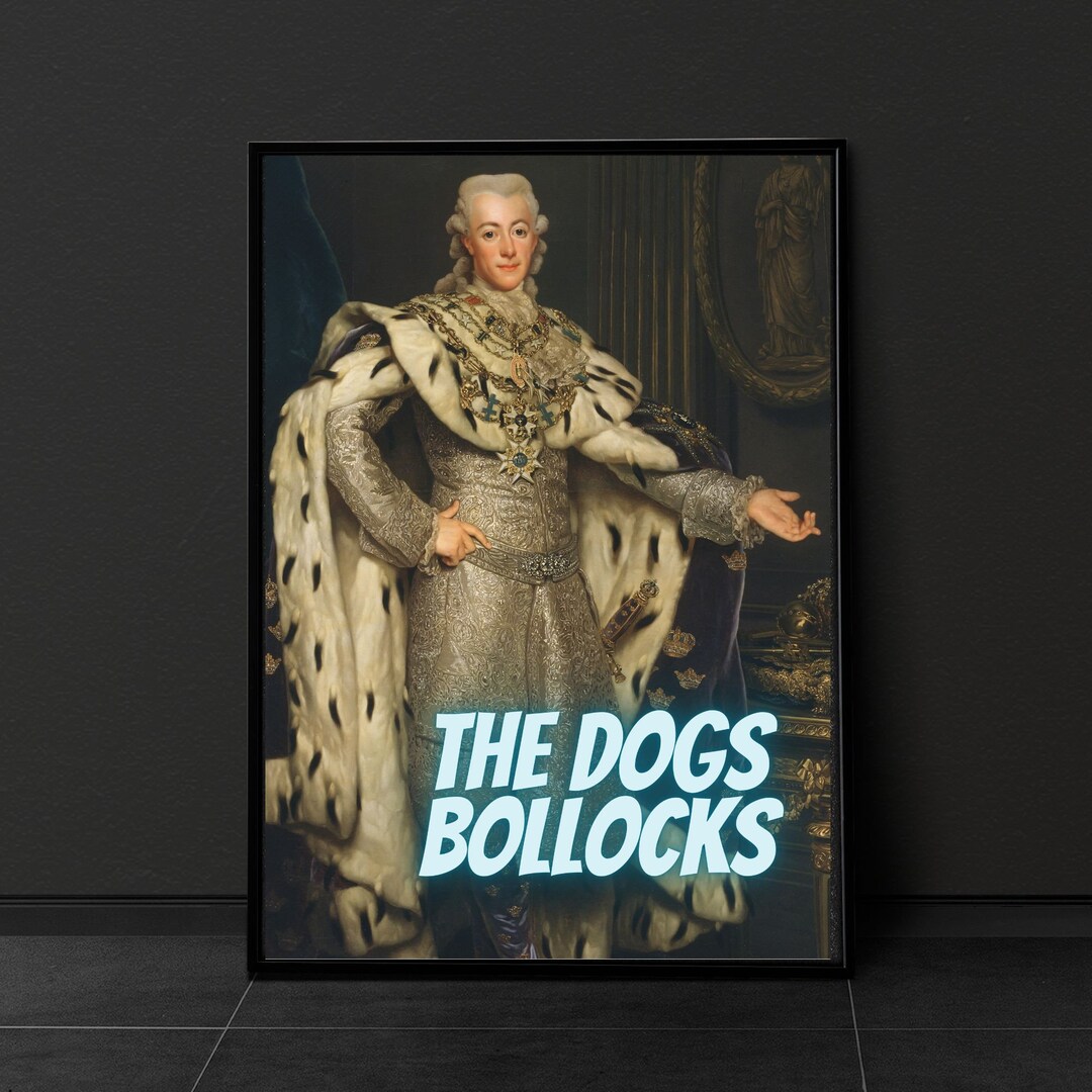 The Dogs Bollocks Quote, Altered Art Print, Urban Art, Eclectic Decor ...