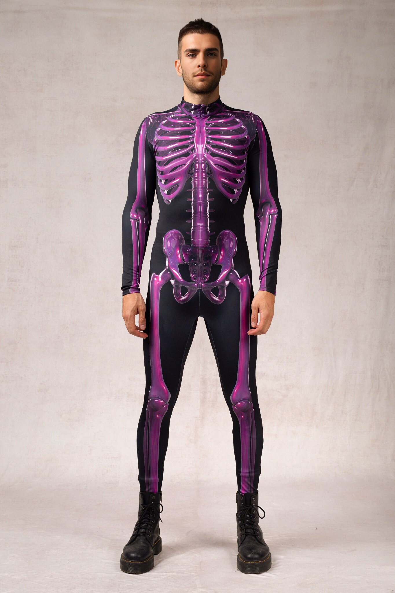 X-ray Skeleton Costume Men, Burning Man Costume, Man's Cosplay Costume ...