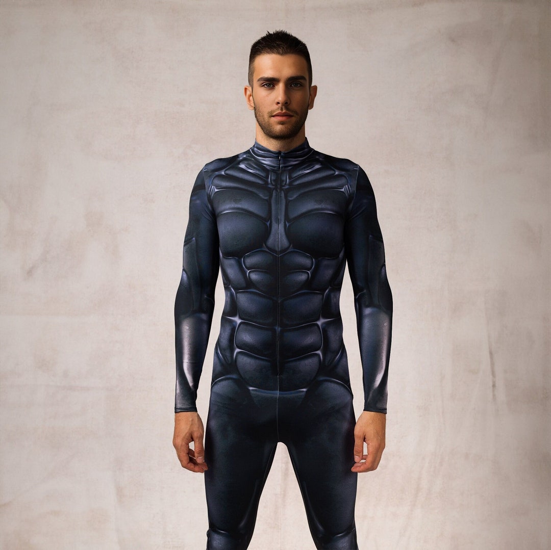 Cyber Costume Men, Rave Bodysuit for Men, Halloween Costume Men, Robot ...