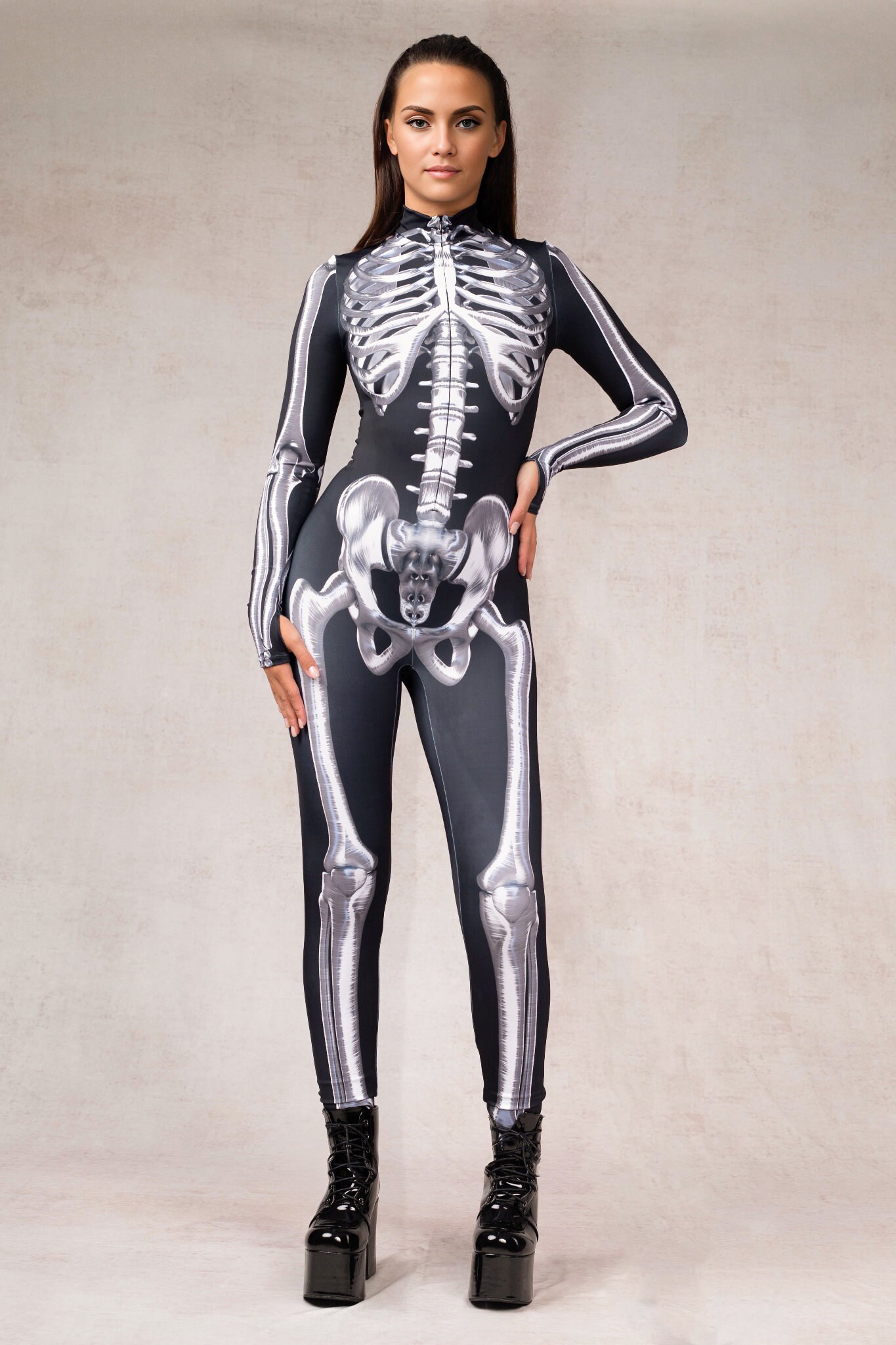 Skeleton Costume Skeleton Bodysuit Skeleton Costume Women - Etsy