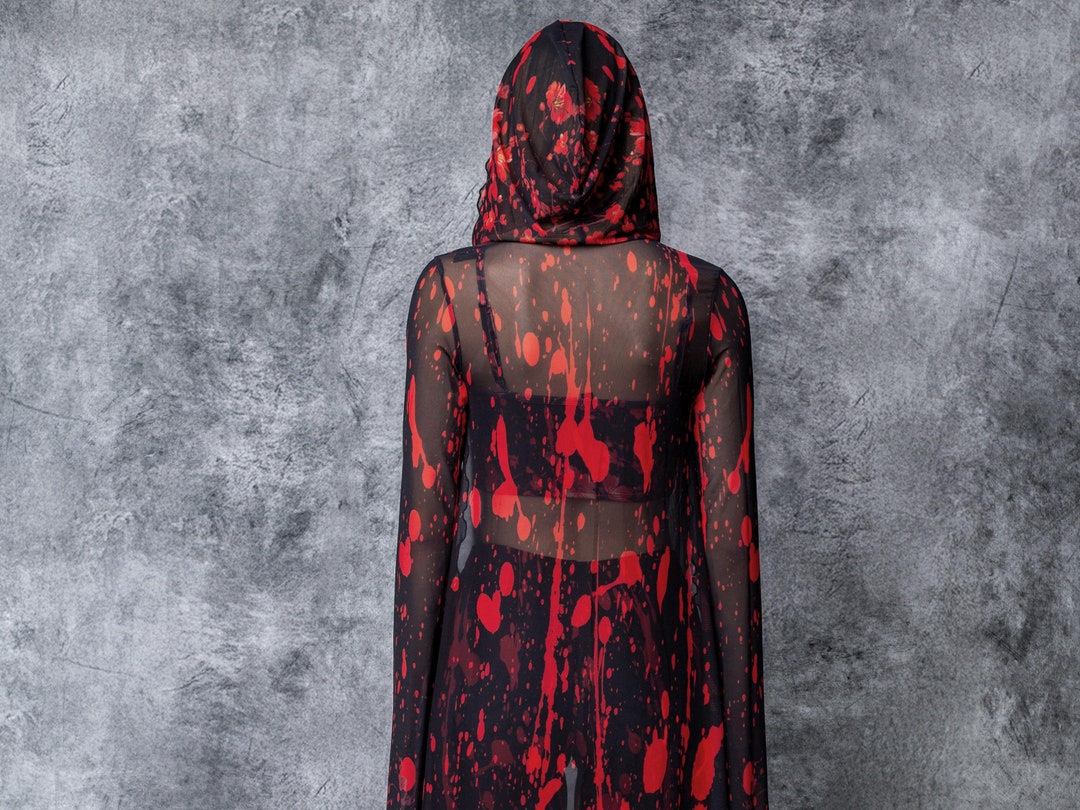 Women Mesh Cloak, Halloween Mantle Woman, Transparent Wings, Rave Wear ...