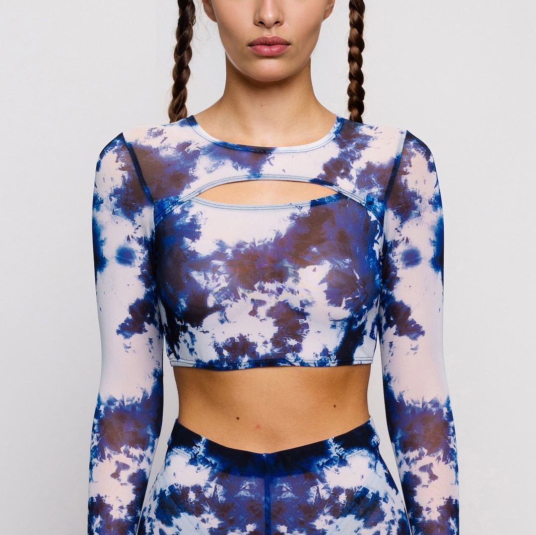 Cutout Woman Rave Festival Top, Rave Mesh Crop Top, Woman Rave Top ...