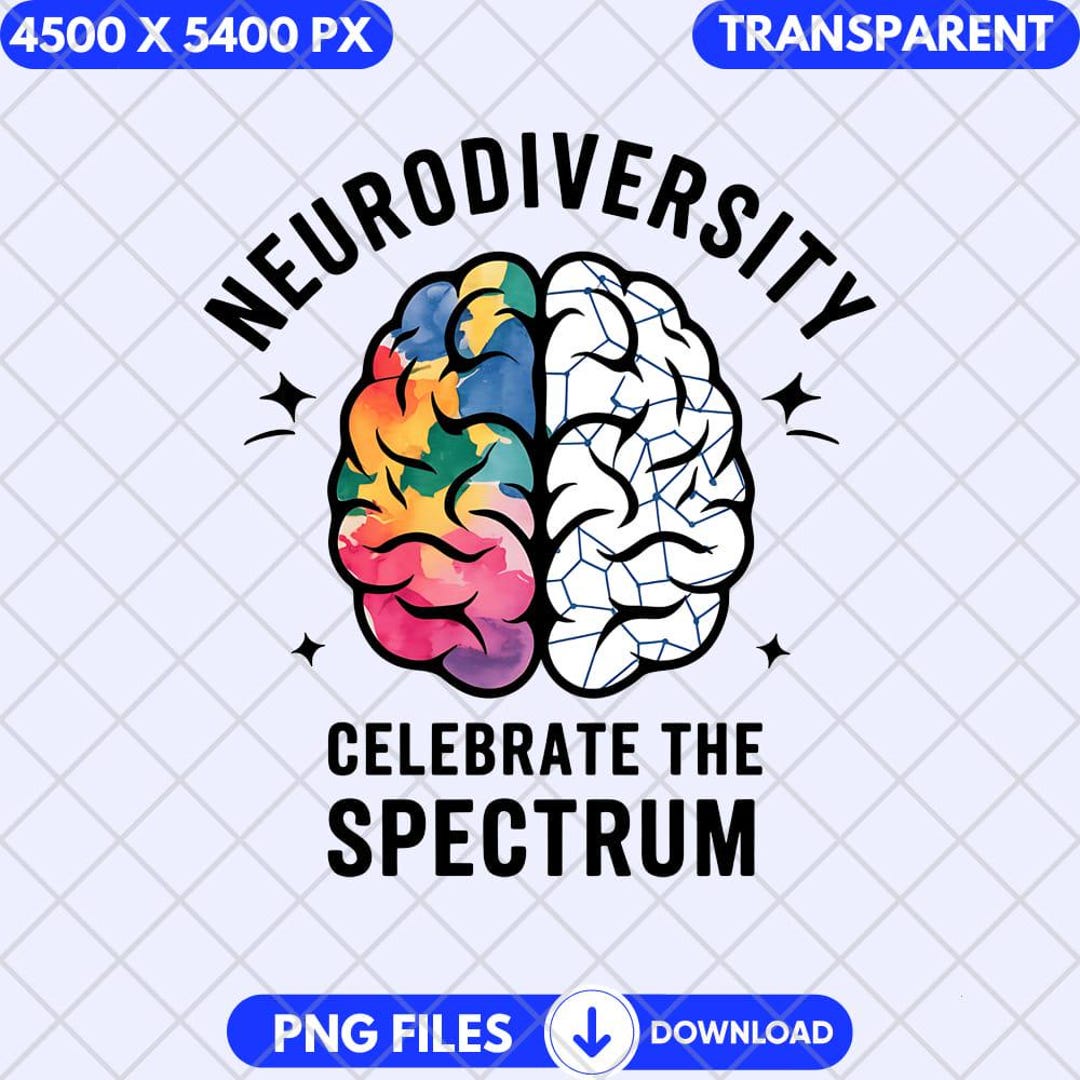 Celebrate the Spectrum Png, April Autism Awareness Month Sublimation ...