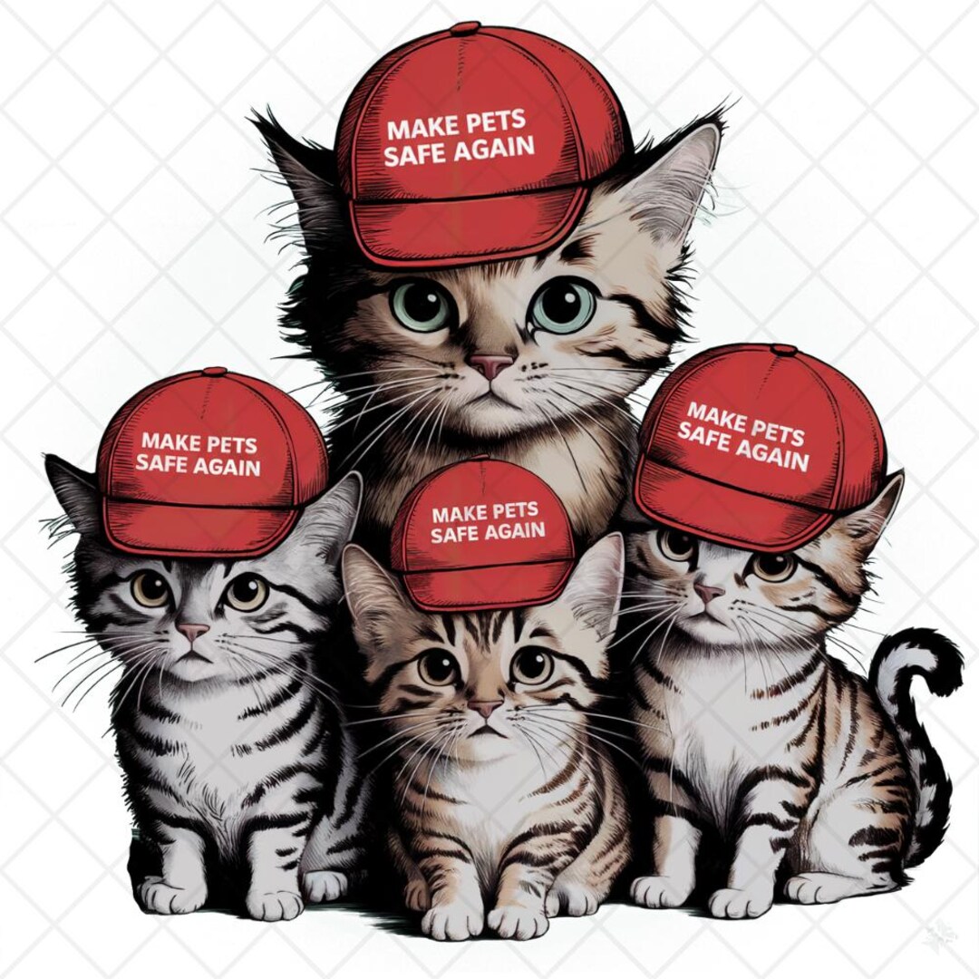 Make Pets Safe Again Trump 2024 Png President Trump Png Cats for Trump ...