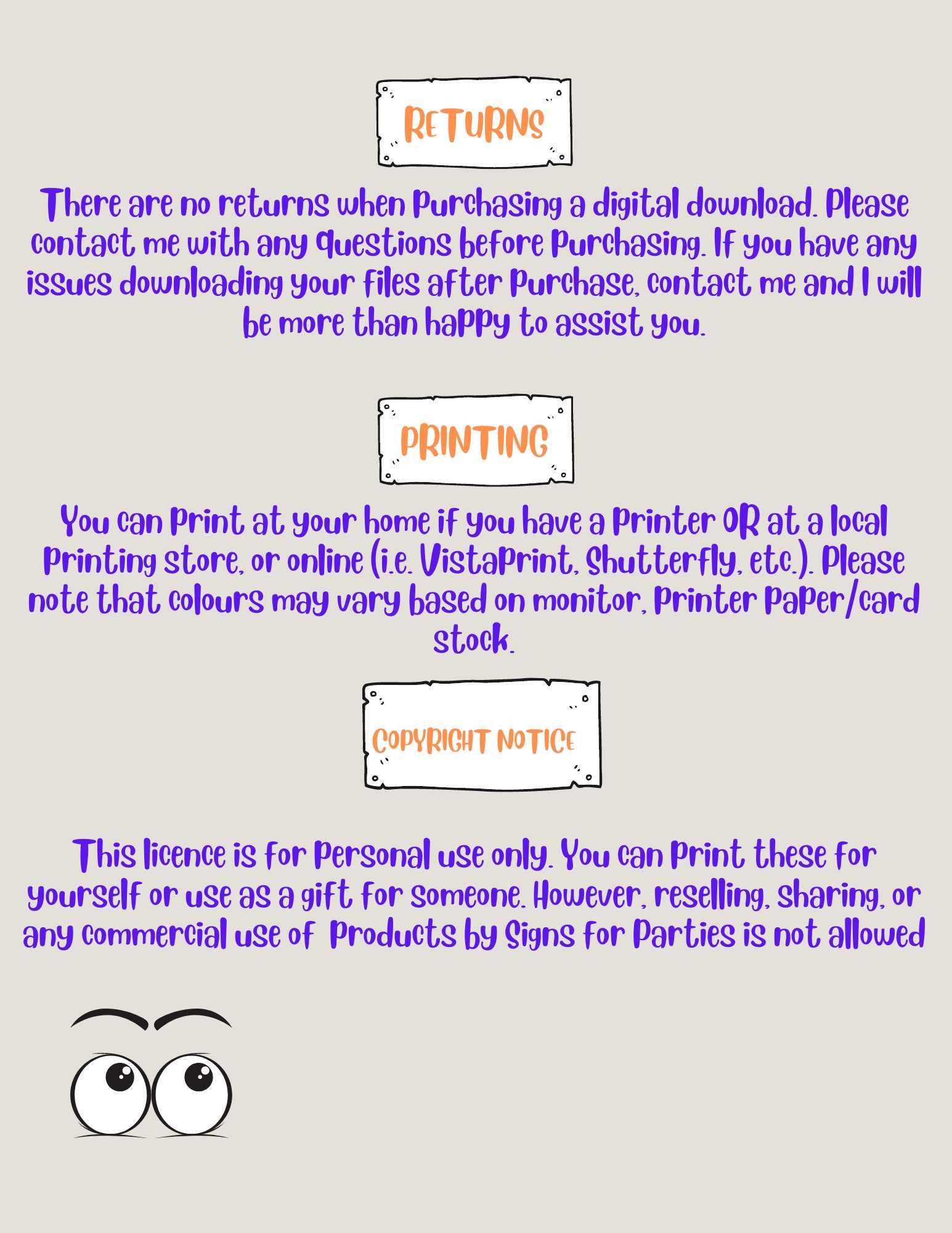 No Talking Sign Printable